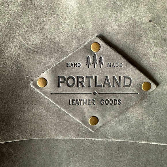 Portland Leather | Bags | Portland Leather Slate Blue Bohemian Shoulder ...
